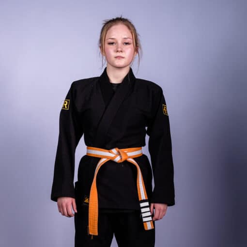 Rebelz BJJ Gi Gold Standard 2 svart - Rebelz