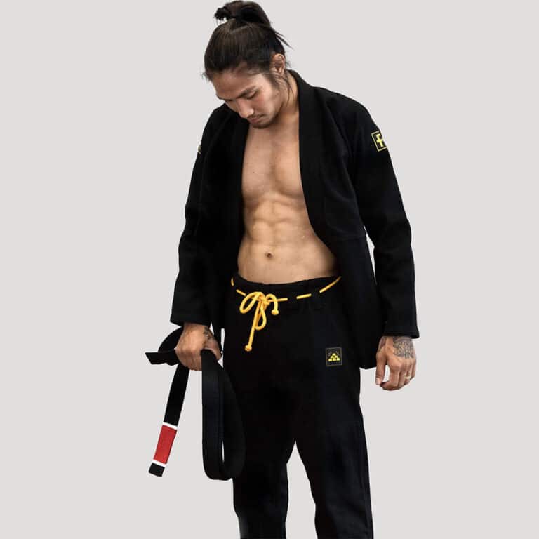 Rebelz BJJ Gi Gold Standard 2 svart - Rebelz