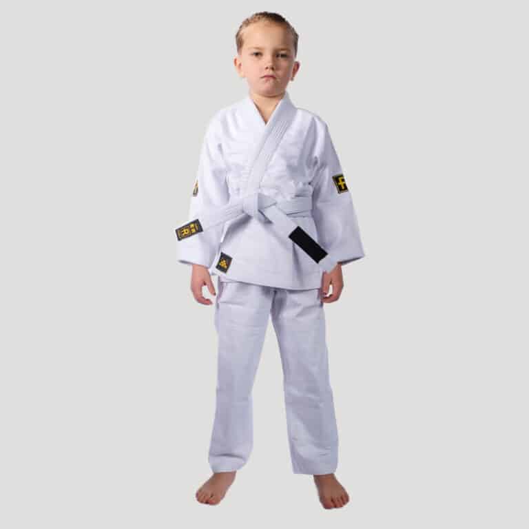 Rebelz BJJ Gi Kids Gold Standard 2 vit - Rebelz